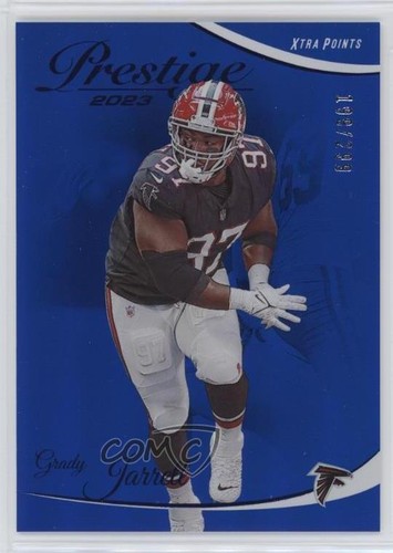 2023 Panini Prestige Xtra Points Premium Blue /299 Grady Jarrett #13 | eBay