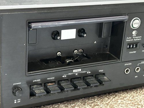 Vintage Sharp RT-1122H Stereo Cassette Deck, Needs Minor Fix Otherwise Serviced | eBay