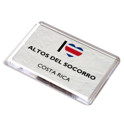 FRIDGE MAGNET - I Love Altos del Socorro, Costa Rica | eBay UK