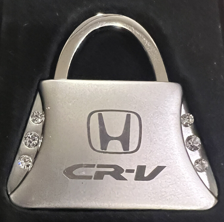 HONDA CR-V CRV Silver Lock Lockett Jeweled Metal Keychain NEW IN BOX | eBay