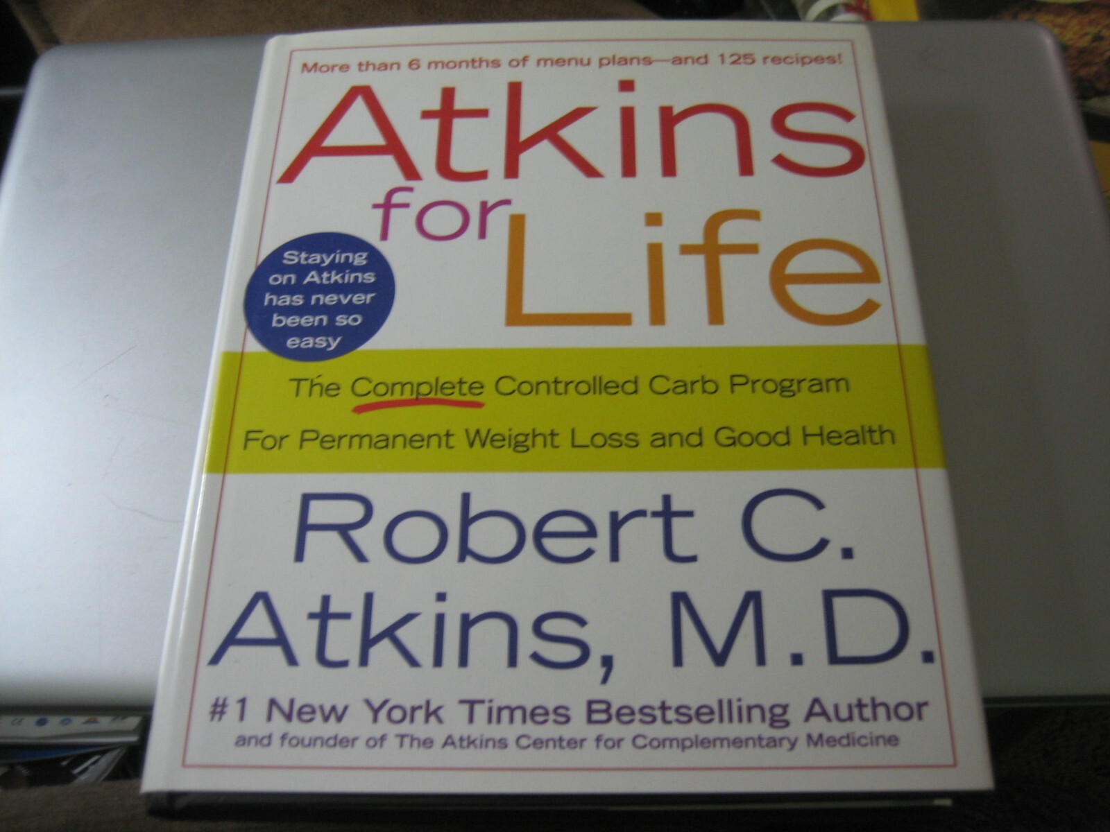 Atkins for Life by Robert C. Atkins (2003, Hardcover) 9780312315221| eBay