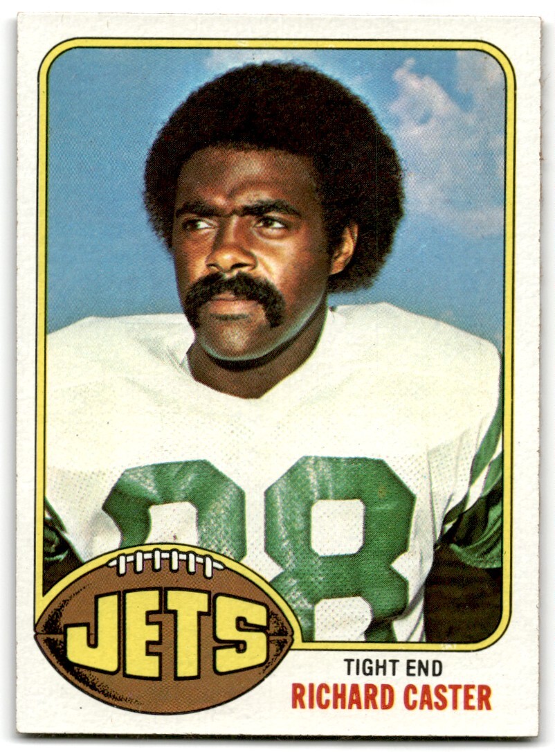 1976 Topps Richard Caster New York Jets #244 | eBay