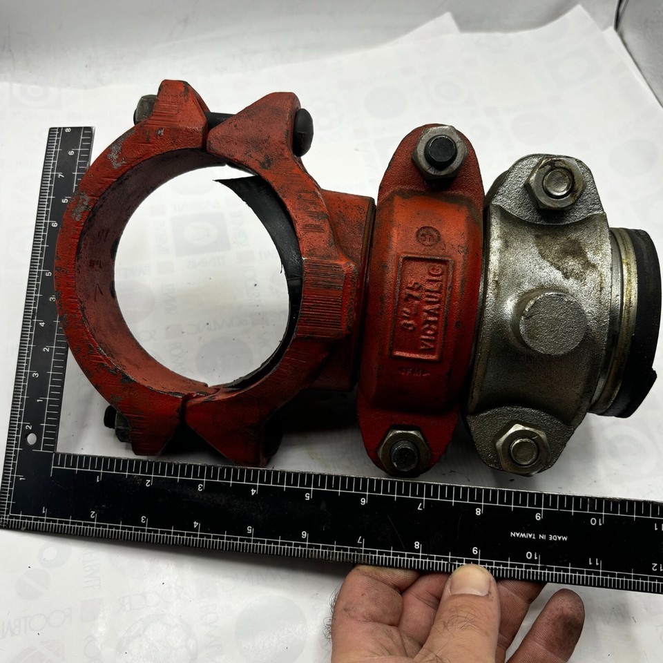VICTAULIC 3" Clamp Coupling, PIPE COUPLING 3"-75, 4" Mechanical-T ...