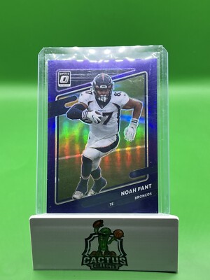 2021 Panini Donruss Optic Purple /50 Noah Fant Denver Broncos No. 28 | eBay