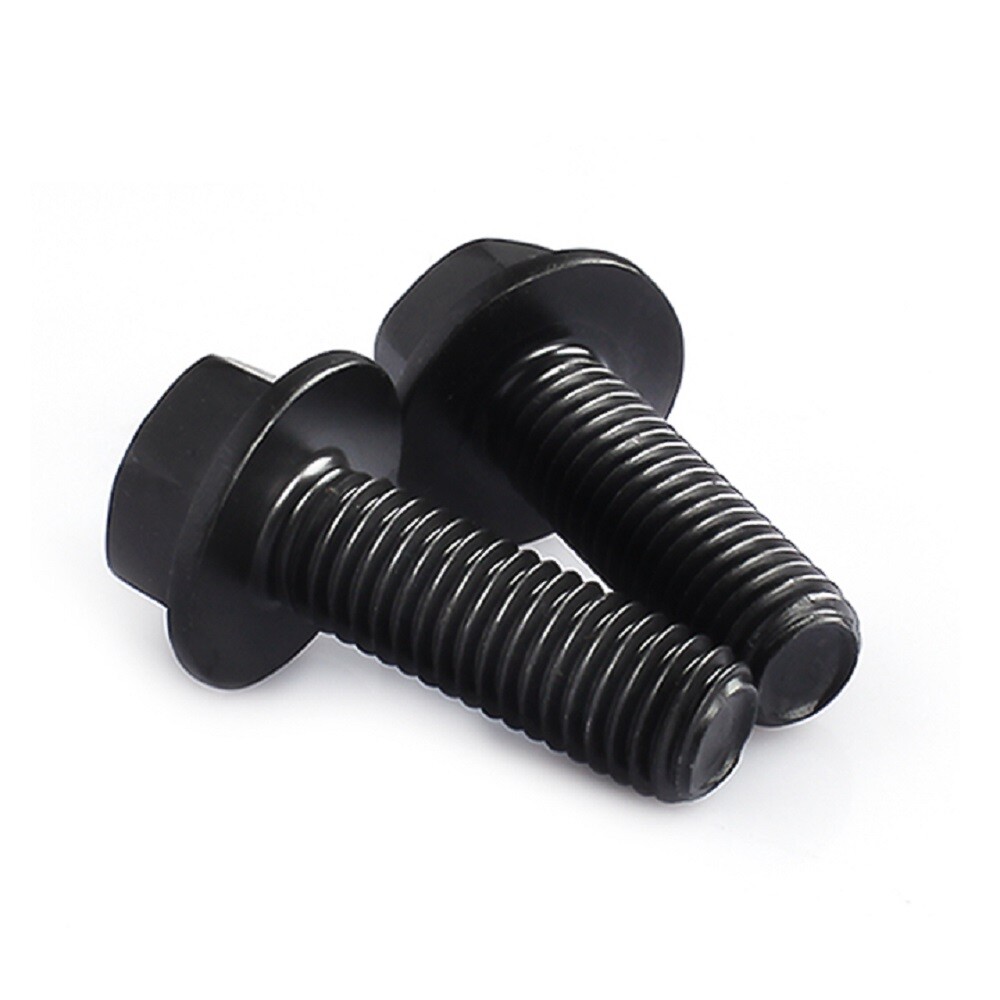 10.9 High Tensile - Flange Hex Bolts Flanged Screws Self Color - M10 ...