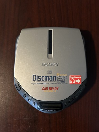 SONY D-E307CK Discman Walkman ESP Silver Portable CD Player Car ...