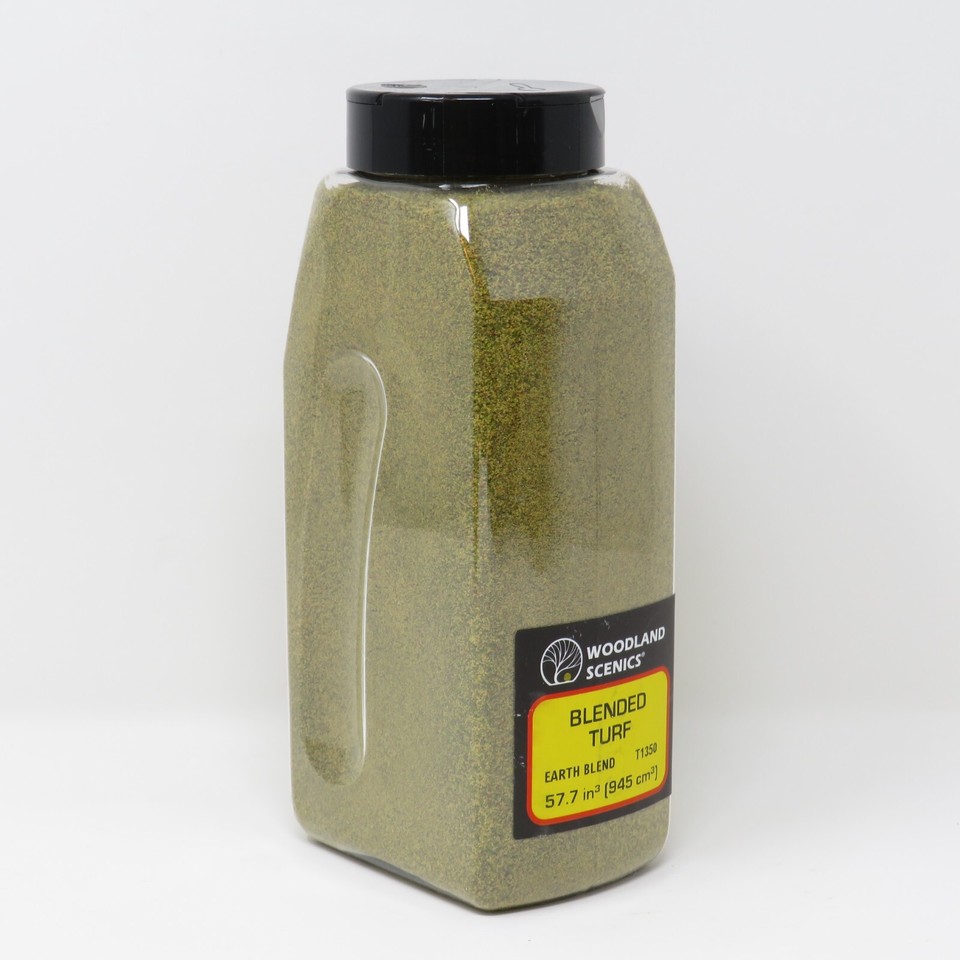 Woodland Scenics T1350 Earth Blended Turf Shaker Scenery for Model ...