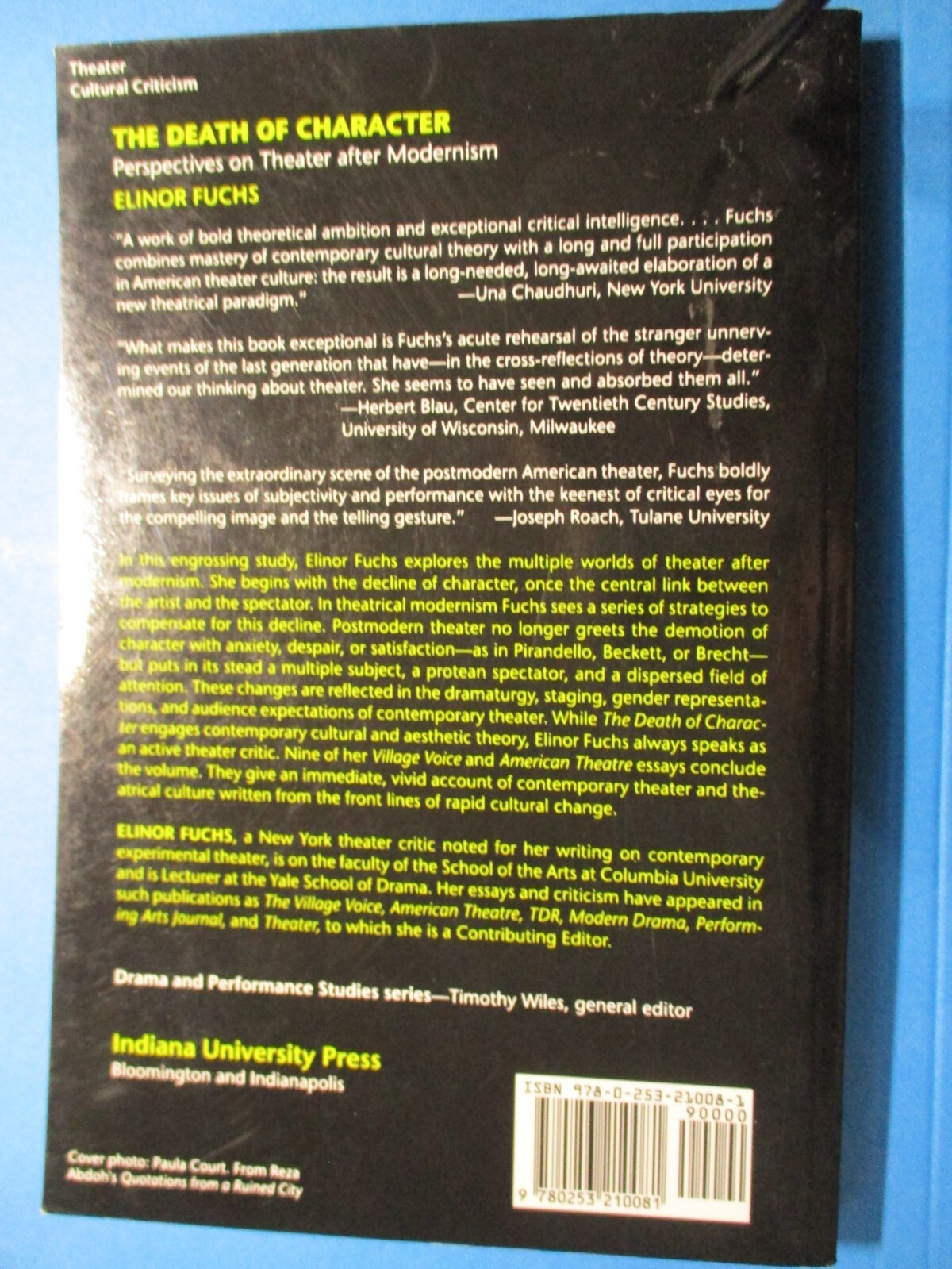 Drama and Performance Studies: Death of Character : Perspectives on ...