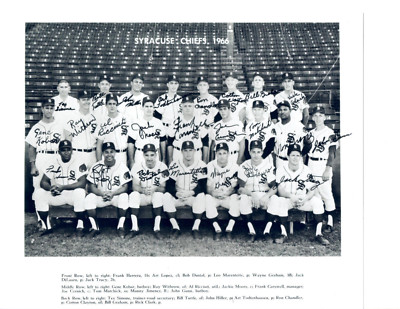 1966 SYRACUSE CHIEFS 8x10 TEAM PHOTO NEW YORK YANKEES | eBay