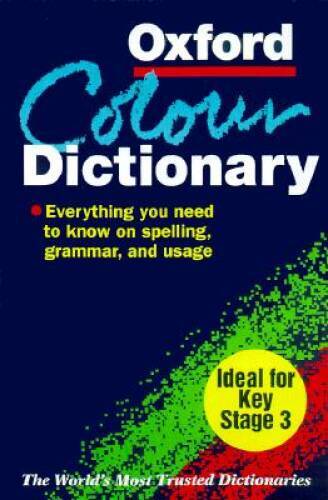 The Oxford Color Dictionary - Paperback By Stevenson, Angus - GOOD ...