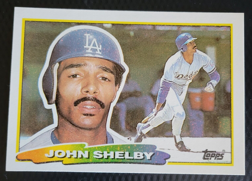 1988 Topps Big JOHN SHELBY Los Angeles Dodgers MLB Baseball #218 Series ...