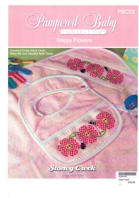 Happy Flowers - Girl Baby Pampered Baby - Stoney Creek Cross Stitch ...
