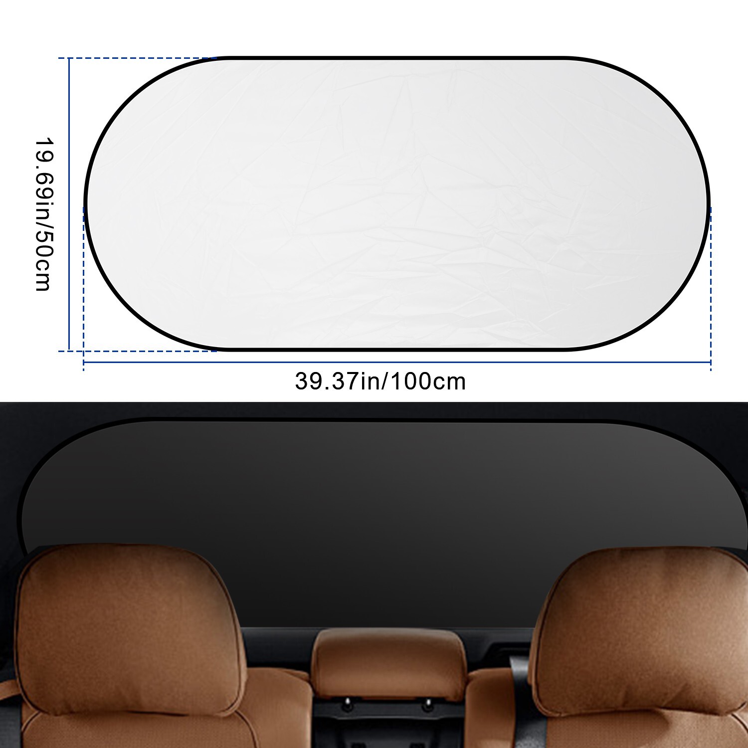 For Toyota Car Rear Back Window Sun Shade Shield Visor UV Heat Block 40 ...