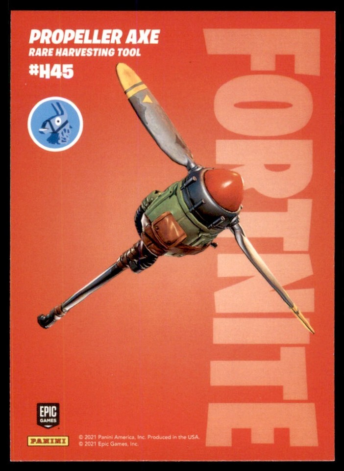 Propeller Axe 2022 Fortnite Series 3 Rare Card #H45 Prickly Axe | eBay