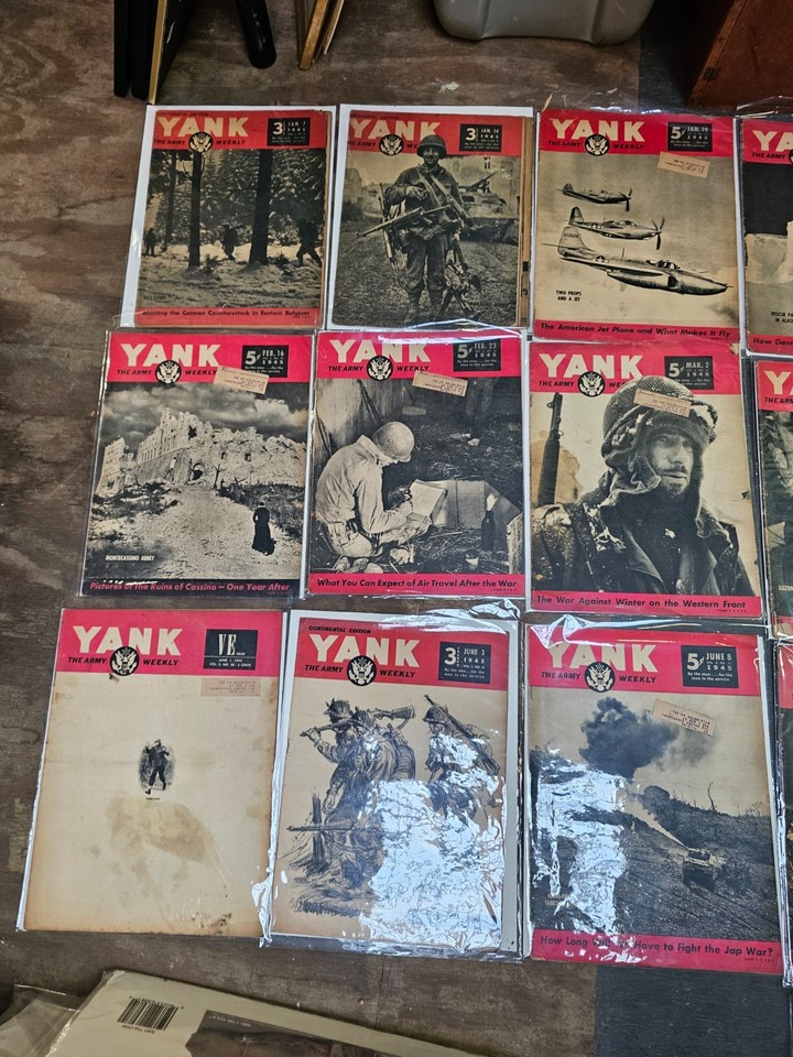 Yank Magazine 1944-45 World War II Lot Of 70+ Military Periodical | eBay