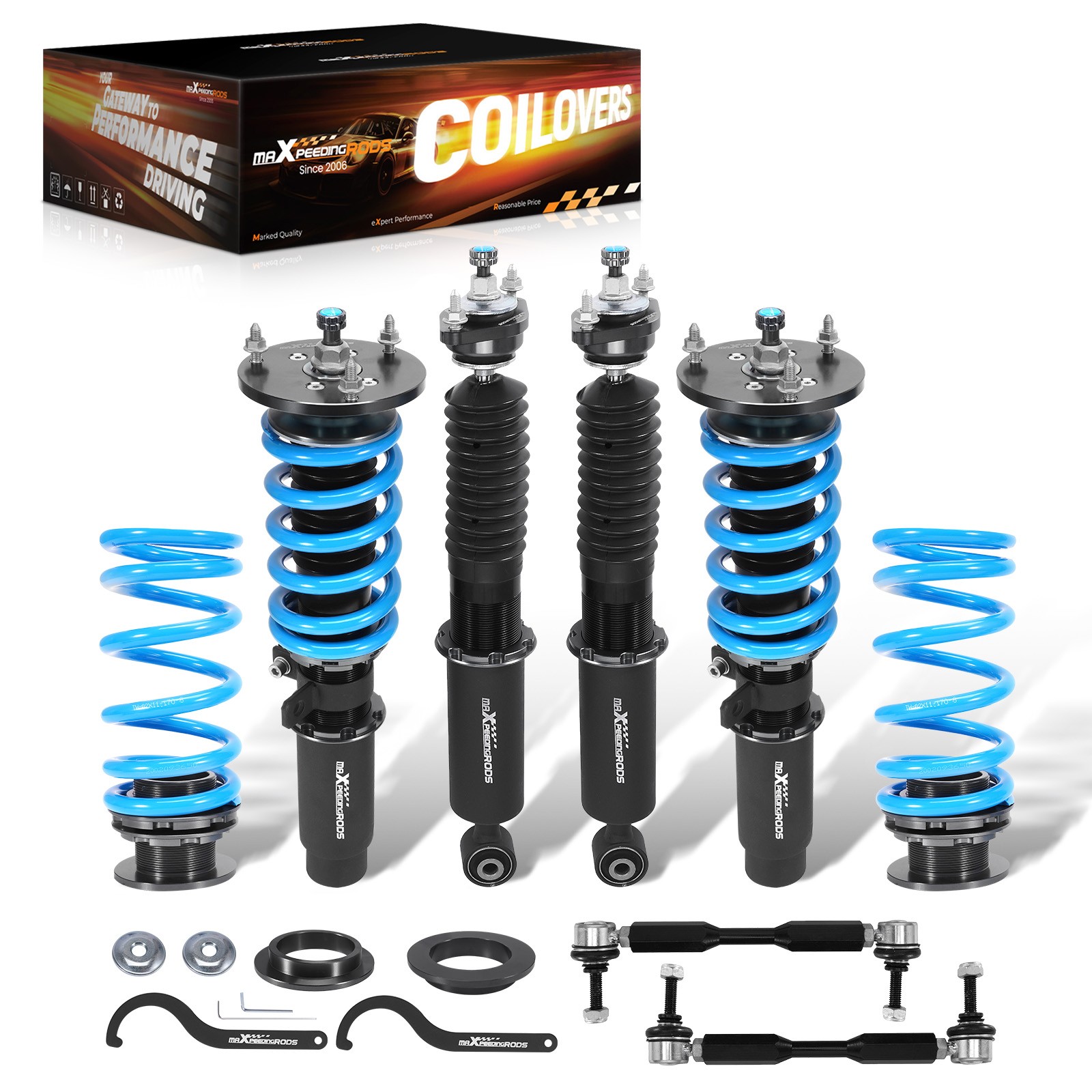 24 Levels Damper Coilover Suspension Lowering Kit For BMW Z4 (E85) 02 ...