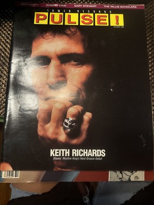 Pulse! Magazine Tower Records Oct 1988 Keith Richards Patti Smith ...
