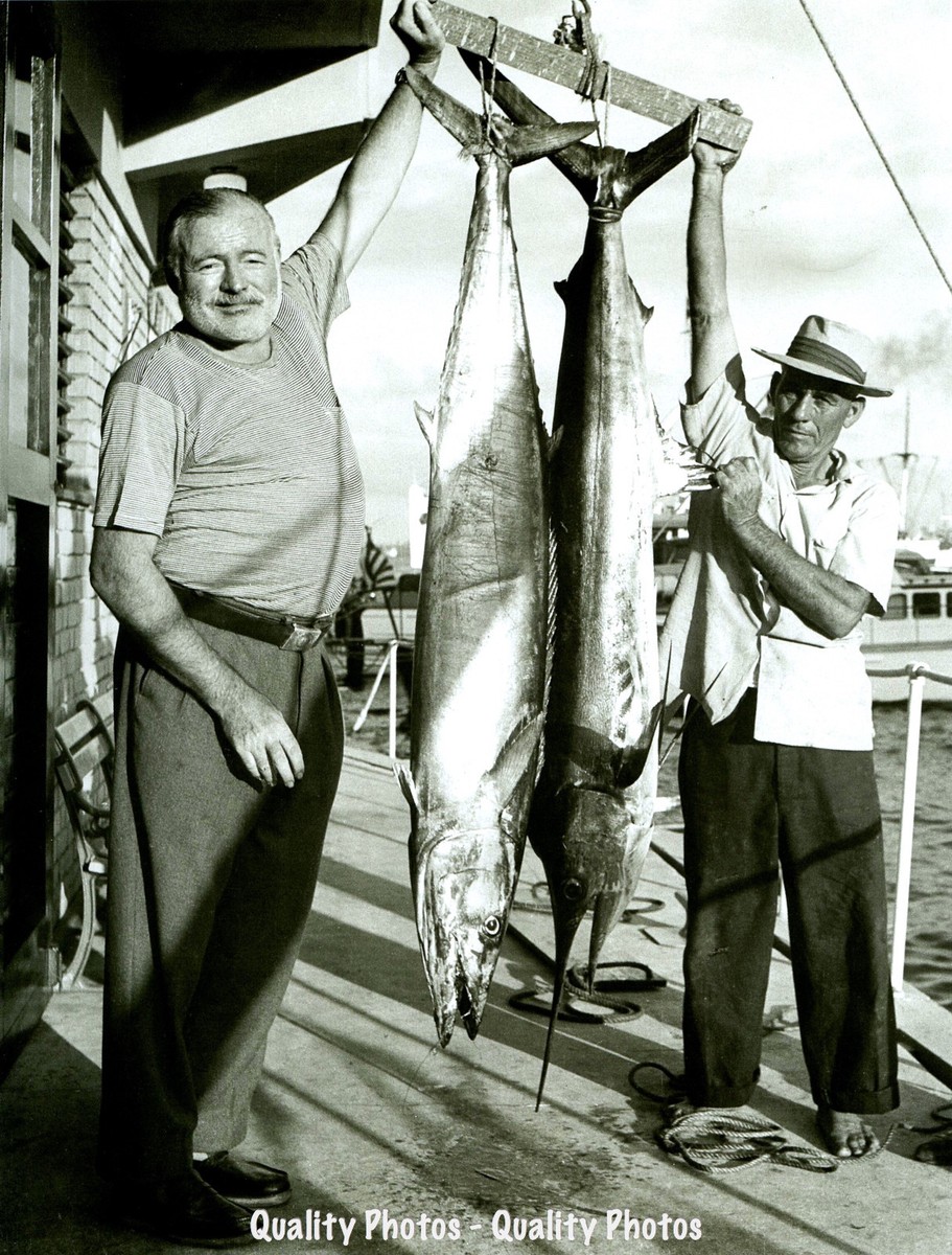 Ernest Hemingway Fishing Ernest Hemingway Fishing In Key West, Fl.