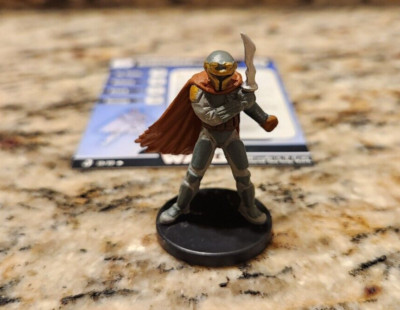 WOTC Star Wars Miniatures - Mandalorian Quartermaster #59 w/ Card | eBay