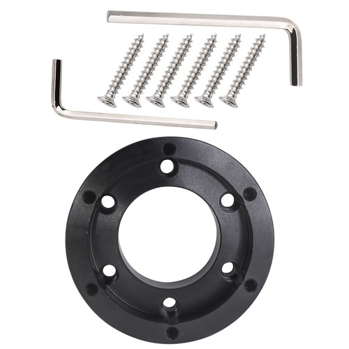 Black 70MM Racing Steering Wheel Adapter Plate Part For Logitech G29 ...