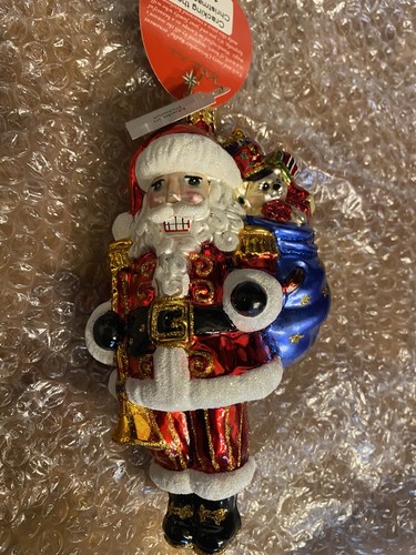 Christopher Radko Cracking The Christmas Code Santa Nutcracker Ornament ...