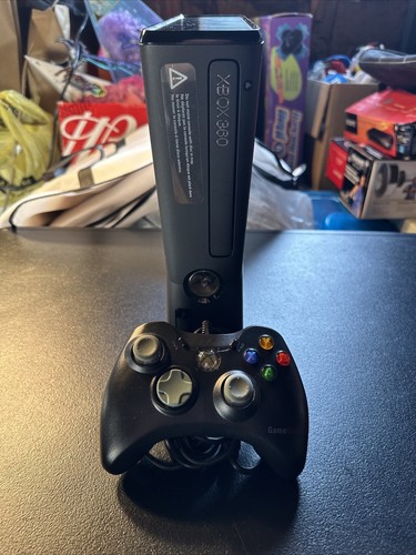 Microsoft Xbox 360 S Console Gaming Black 1439 & GameStop Controller | eBay