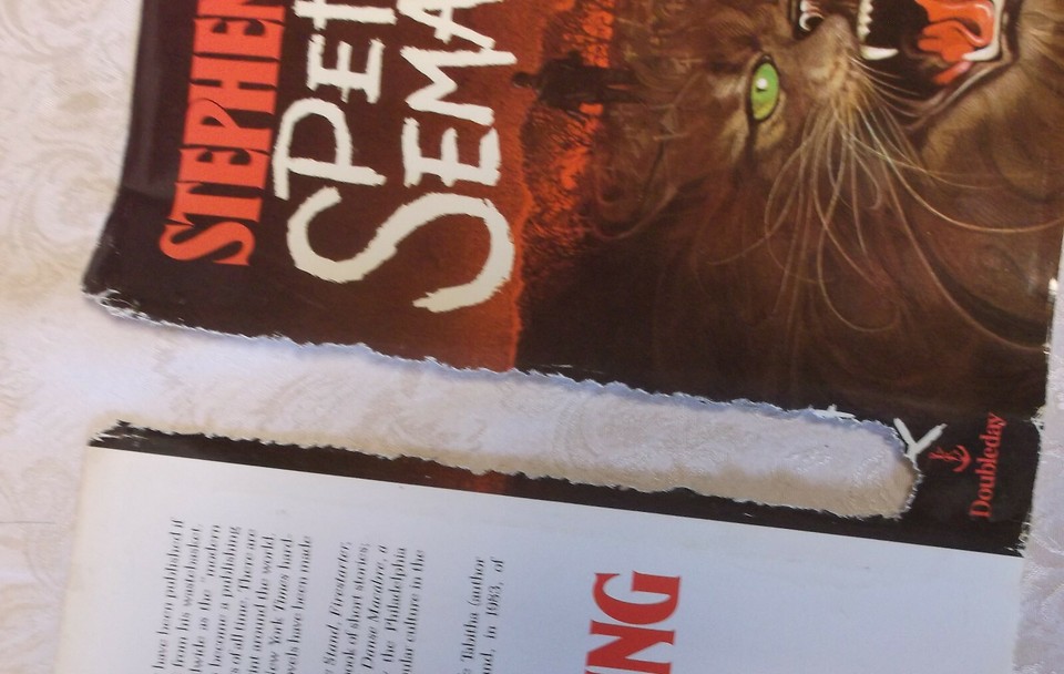PET SEMATARY Stephen King 1983 hardcover weird jacket 9780385182447| eBay