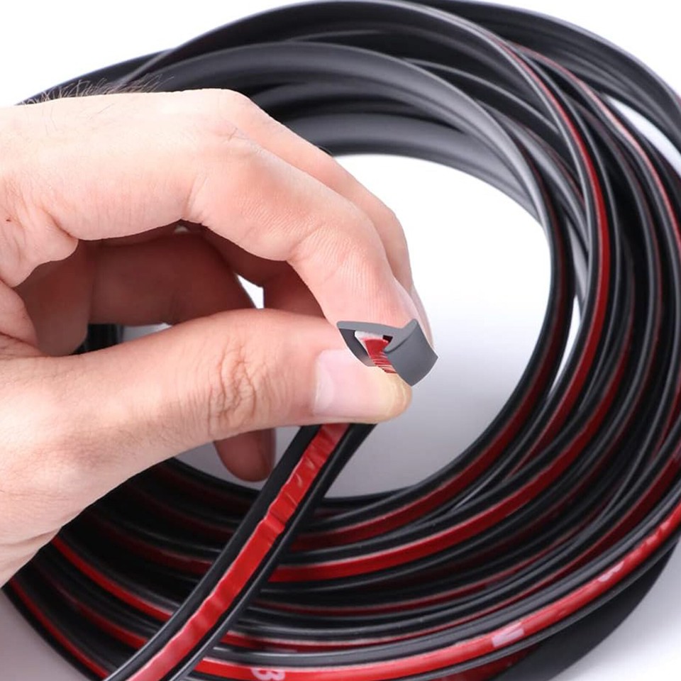 Universal 32FT Auto Car T Shape Rubber Seal Weatherstrip Door Edge ...