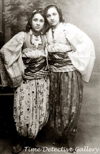 Mother Teresa (left) in Teen Years - Macedonian Gypsy - Historic Photo ...