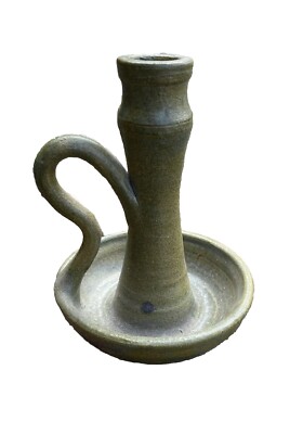 John Meaders Candle Stand Georgia Folk Pottery Art Southern Mint ...