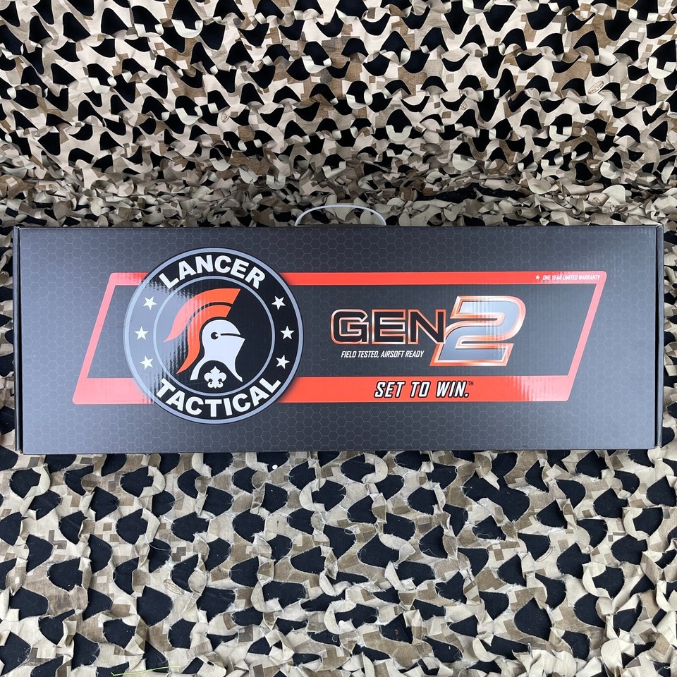 NEW Lancer Tactical Gen 2 Battle X 9mm CQB AEG Airsoft Gun w/ PDW Stock ...