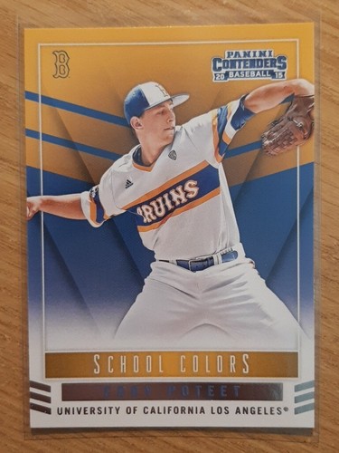 2015 CONTENDERS DRAFT PICKS SCHOOL COLORS CODY POTEET #13 MIAMI MARLINS ...