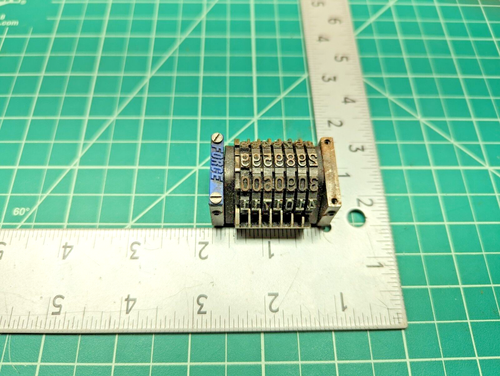 Numbering Machine 9 Rotary Digit Straight Backward | eBay