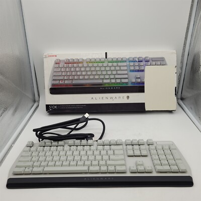 Alienware AW510K RGB Mechanical Gaming Keyboard - Lunar Light | eBay
