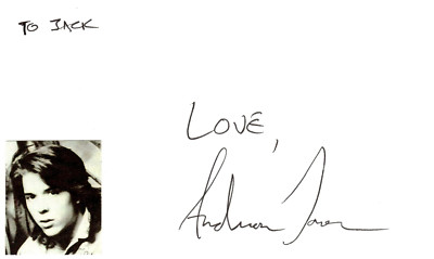 Andras Jones Signed Auto 3x5 Index Card Nightmare on Elm Street 4 | eBay