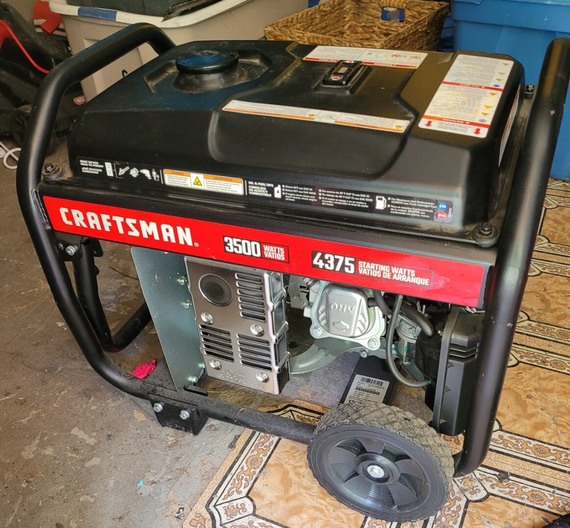 Craftsman 3500-Watt Gasoline Portable Generator CMXGGAS030729 OPEN BOX ...