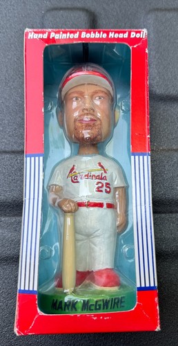 Mark McGwire St. Louis Cardinals Hand Painted Bobblehead Bobble Dobble ...
