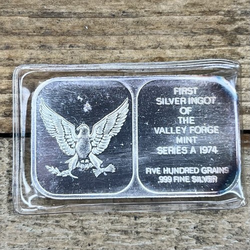 1.04 Troy Ounce .999 Fine Silver Eagle Valley Forge Mint Sealed Bar | eBay