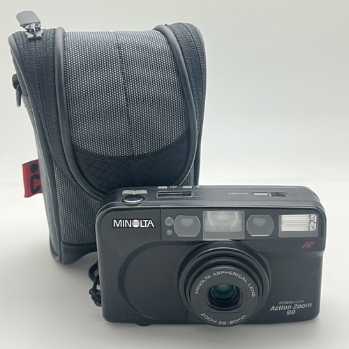 Minolta Freedom Action Zoom 90 Date 35mm Point & Shoot Film Camera ...