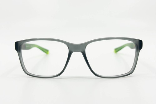 Nike Eyeglasses Frames 7091 065 Matte Smoke Grey Green Square 54-16-140 ...