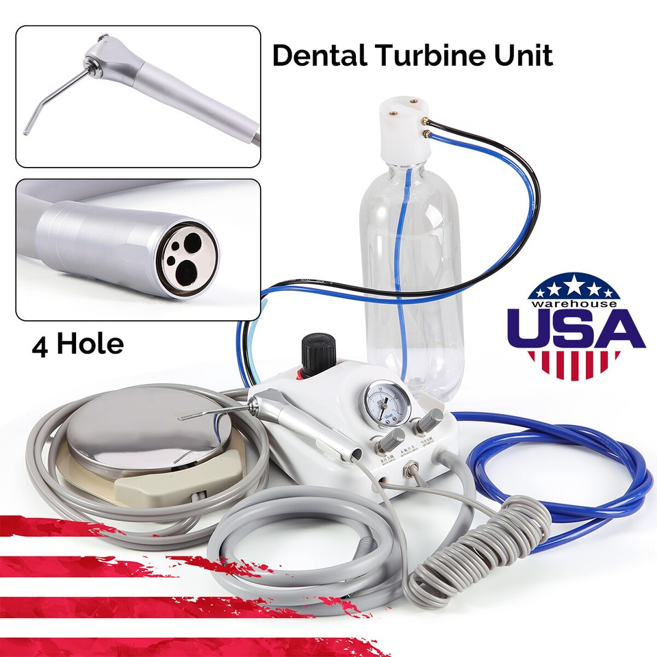 Portable Dental Turbine Unit 3 Way Syringe /Delivery Unit Air ...
