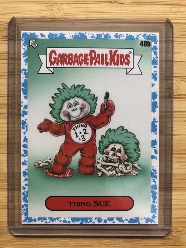 Garbage Pail Kids Book Worms THING SUE 48b Drool Blue Parallel 68/99 ...