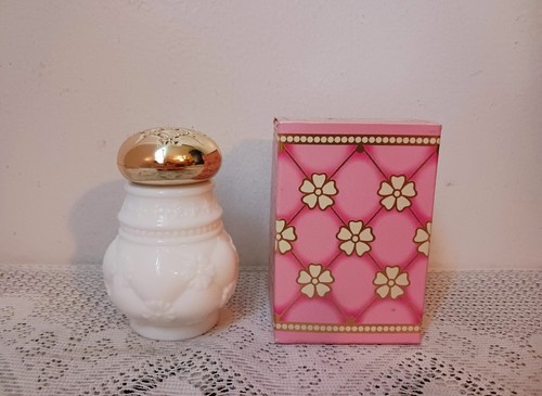 Vintage Avon Moonwind Powder Sachet 1.25 oz. White Milk Glass Bottle ...