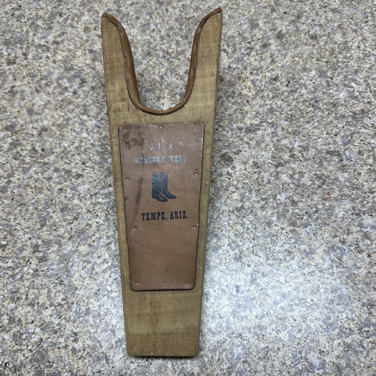 2 Boot Remover Jack Wooden 1-Maple 1-JD Western Wear Cowboy Farmer ...