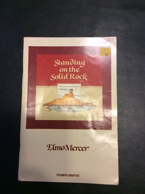 Standing on the Solid Rock SATB by Elmo Mercer Music Book | eBay