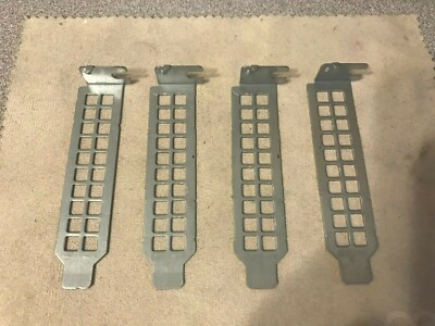 Lot of 4 Dell Optiplex Low Profile PCI Blank Slot Covers 790 990 7010 ...