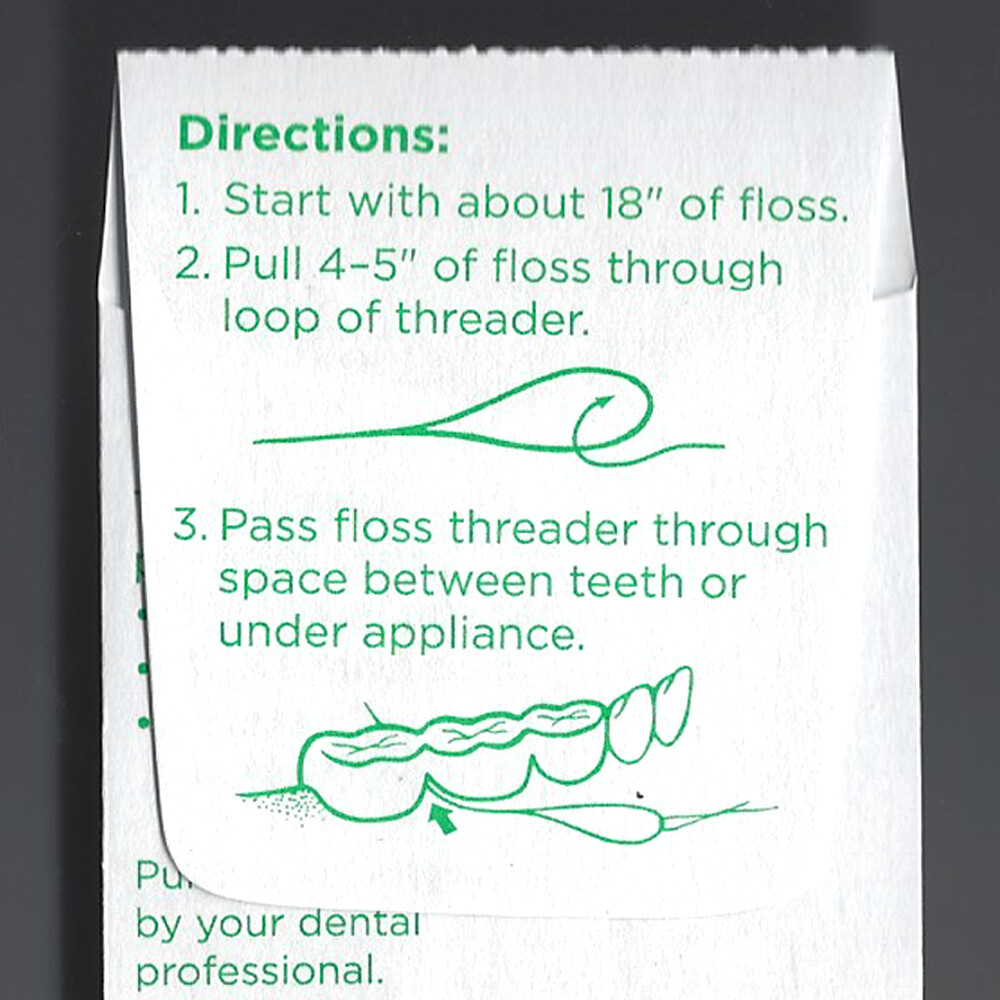 Gum Eez-Thru Lot 2 Dental Flossers Pack Floss Threaders Sunstar About ...