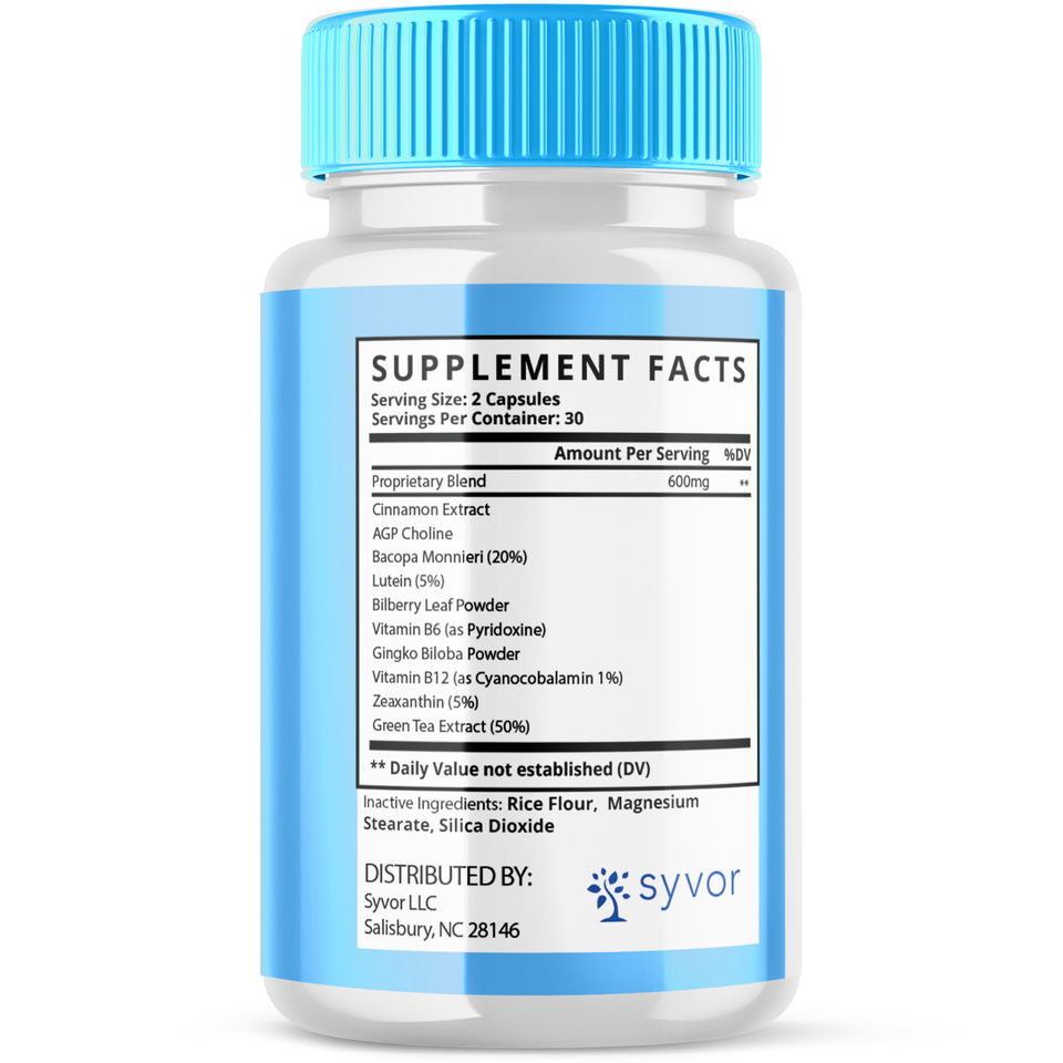 Memo Defender Brain Max Support Supplement Pills Advanced Formula 180 ...