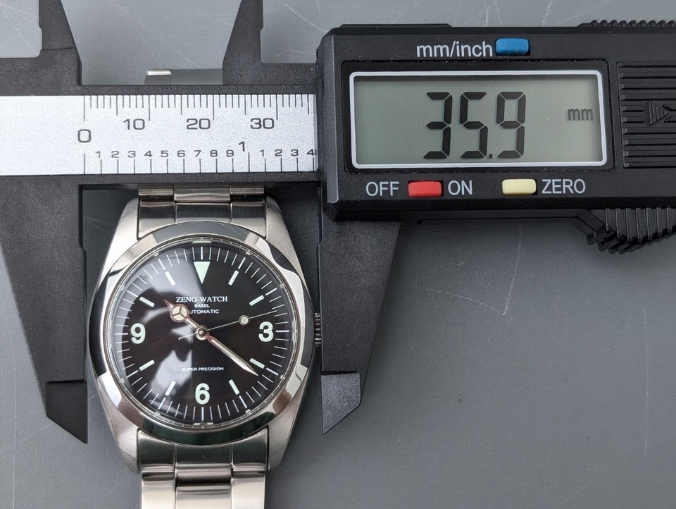 ZENO WATCH BASEL ZN-001 Explorer Black Dial Men’s Watch Automatic 36mm ...