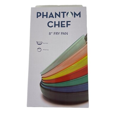 Phantom Chef 8" Non-Stick Fry Pan Yellow Brand New in Box! | eBay